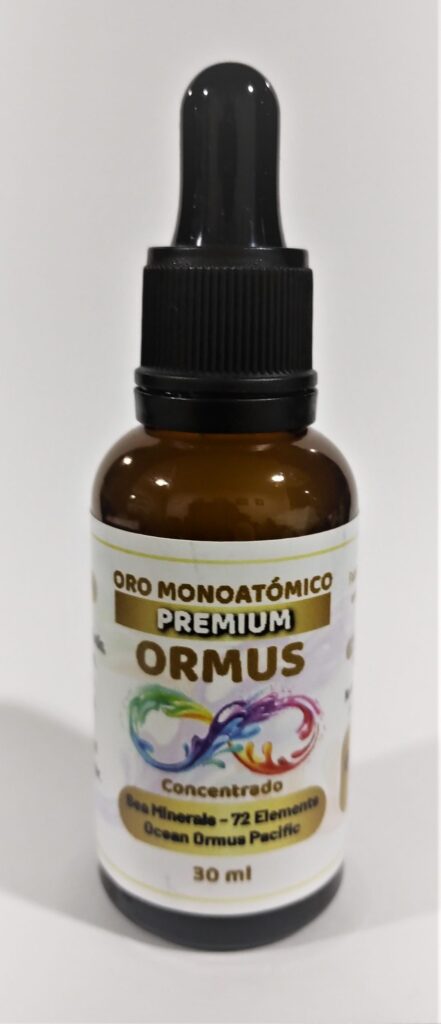 ORMUS-ORO MONOATOMICO-FRASCO VIDRIO CON GOTERO 30 ML - Sanate Chile