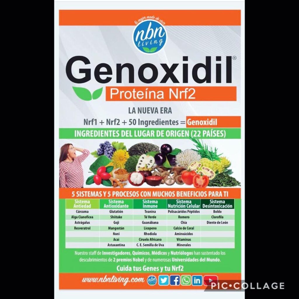 GENOXIDIL 30 CAPSULAS - 1,2 GRAMOS - Sanate Chile