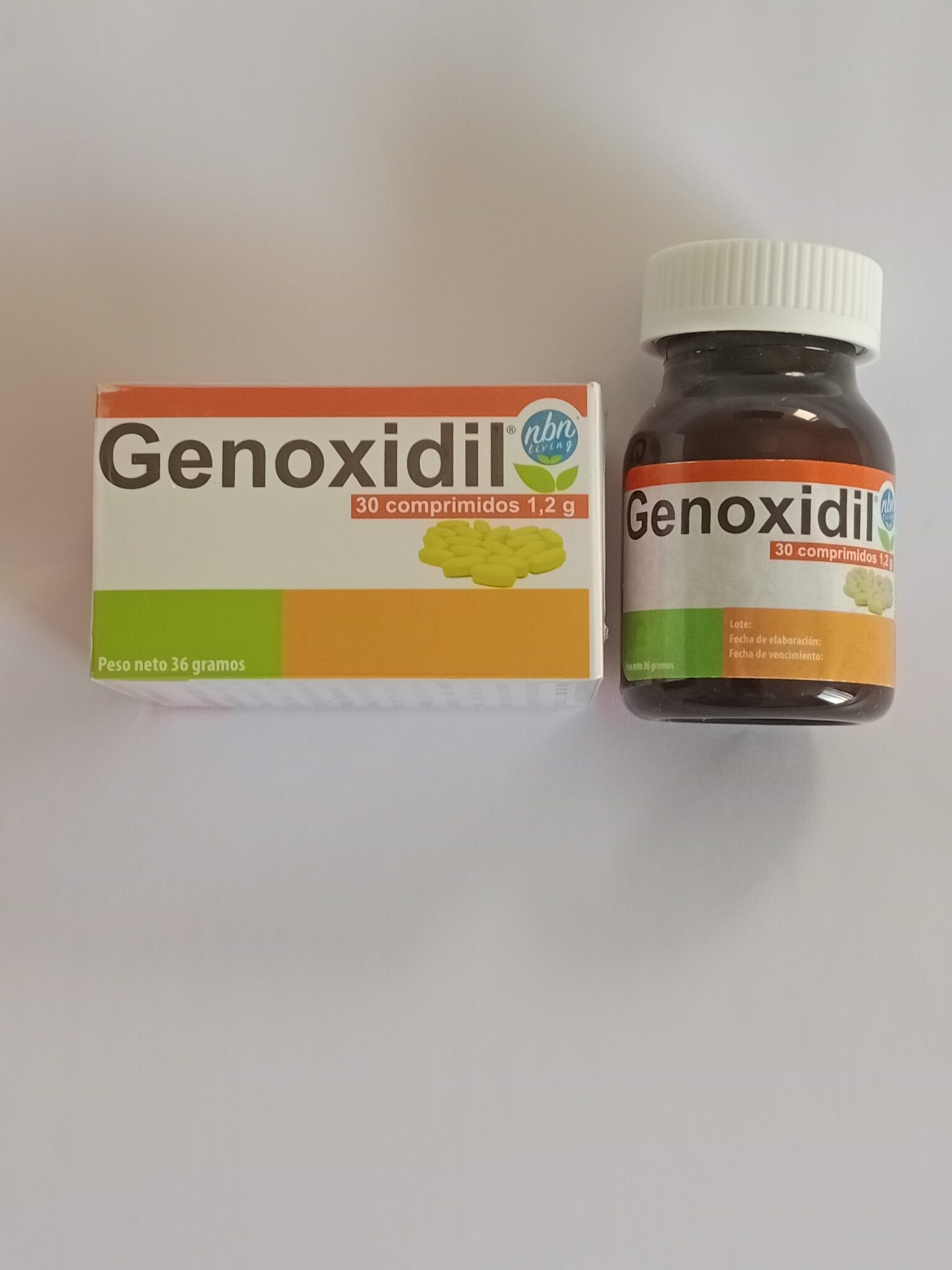 GENOXIDIL 30 CAPSULAS - 1,2 GRAMOS - Sanate Chile